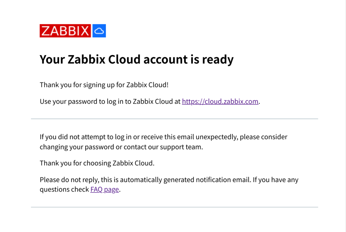 Zabbix Cloud使ってみました(1) – サインアップ編 | そるでぶろぐ | 株式会社アークシステムの技術者ブログ